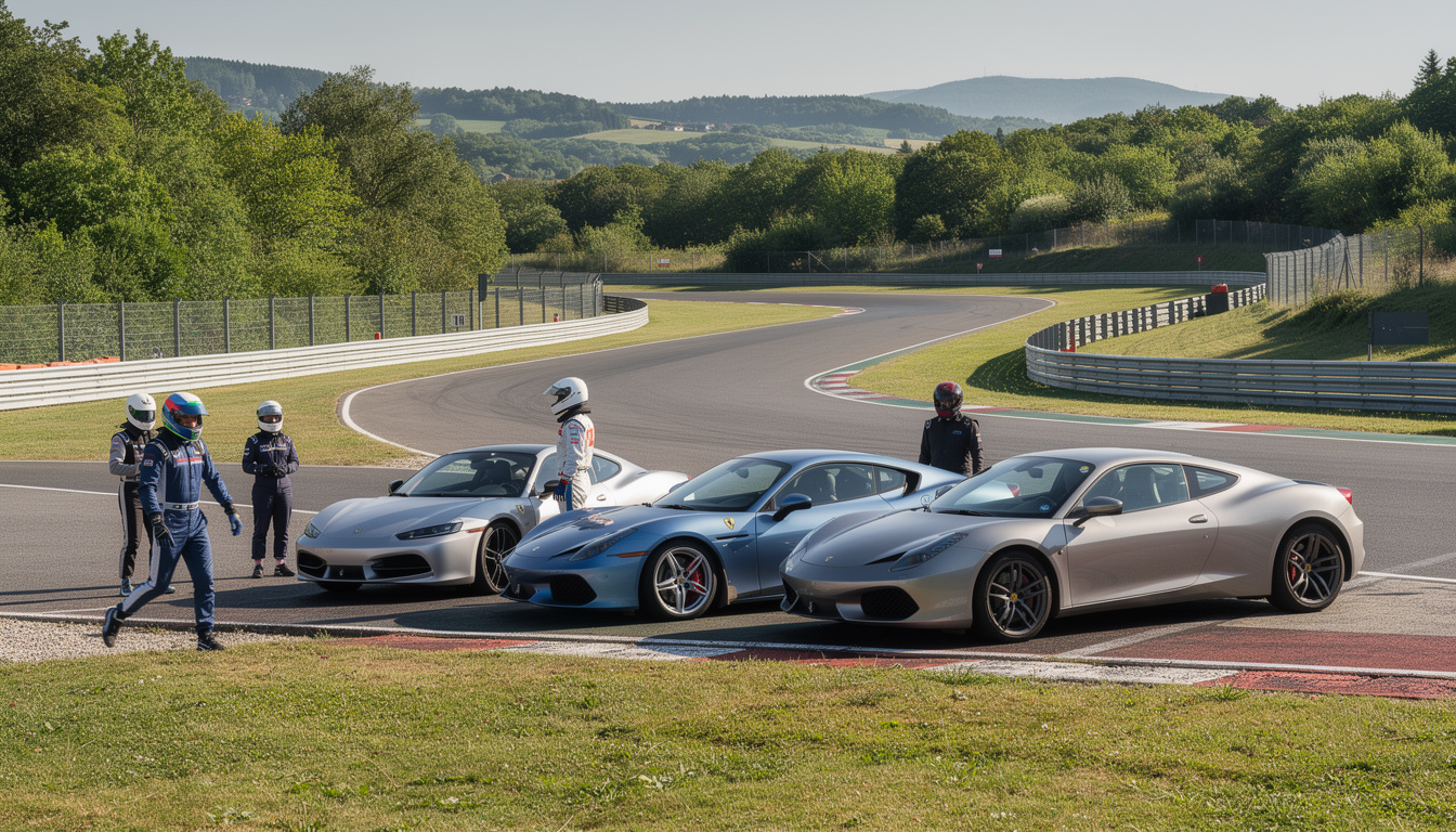 Initiation et passion au volant sur le circuit de Charade